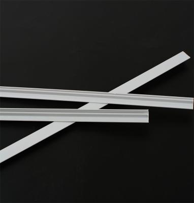 China Decorative PVC Wall Trim Strip Profile Grey Plastic Profiles Customized for sale