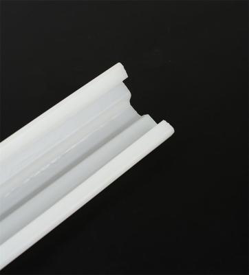 China Extruded Square PVC Decorative Profile PC PVC Diffuser Pipe Plastic Customized for sale