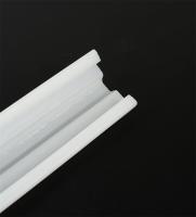 China PC Pipe UV Protected Plastic Trim Strip Profiles Customized for sale