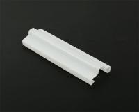 China PC Pipe UV Protected Plastic Trim Strip Profiles Customized for sale