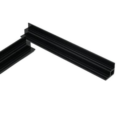 China Wide Industrial Colorful Soft Profile Black Plastic Profiles Customized for sale