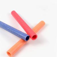 China Colorful Soft PVC Pipe Protector Cover Grey Plastic Profiles Customized for sale