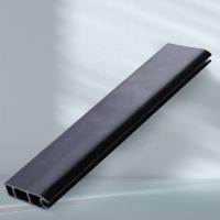 China Internal Seal Strip Stopper Black Profiles PVC Extrusion Customized Plastic Extruded Trim for sale