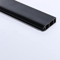 China Internal Seal Strip Stopper Black Profiles PVC Extrusion Customized Plastic Extruded Trim for sale
