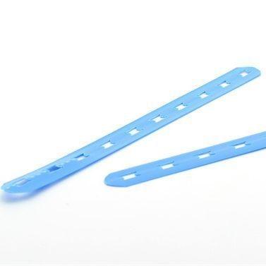 China Corrosion Resistant Blue Stainless Steel Cable Ties Ball Lock Zip Ties Plastic Profiles Customized for sale
