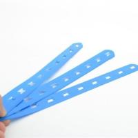 China Corrosion Resistant Blue Stainless Steel Cable Ties Ball Lock Zip Ties Plastic Profiles Customized for sale