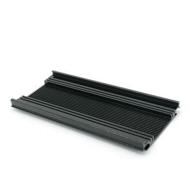 China Black Pvc Door Profile Profiles High UV Protection Upvc Window Frame Profile Plastic Customized for sale