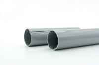 China Electrical Insulation Customized Color PVC Plastic Pipe Grey ODM PVC Tubing Profiles for sale