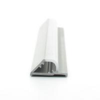 China Medical Equipment White Plastic U Channel Trim Deformation Resistant Plastic Angle Trim for sale