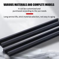 China 5mm To 1000mm ABS Profile ASA Profile PE Extrusion Plastic Wear Strip Abrasion Resistant for sale