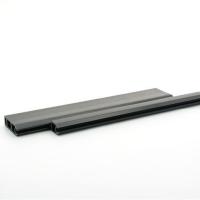 China Corrosion Resistant Customized ABS Profile Black Extrusion Plastic Sliding Profiles Customized for sale