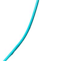 China Blue Fire Resistance PP Strip PP Plastic Rigid Pvc Profiles Decorative Strip Customized for sale