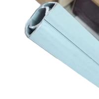 China UV Resistant PP Extrusion Green Plastic Door Strips ODM Decorative Wall Profiles Customized for sale