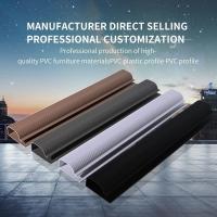 China Custom OEM Raceway Smooth Channel New Design J Channel PVC Raceway Plastic Profiles Customized for sale