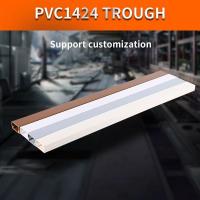 China Plastic Extrusion Wiring Ducts Outdoor PVC Trunking Electrical Raceway Profiles Customized for sale