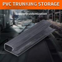 China J Channel Ducts Raceway PVC Cable Management Desk Cable Tray Plastic Profiles Customized for sale