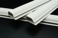 China Heavy Duty PVC Electrical Wire Pipe Protector Plastic Profiles Customized for sale