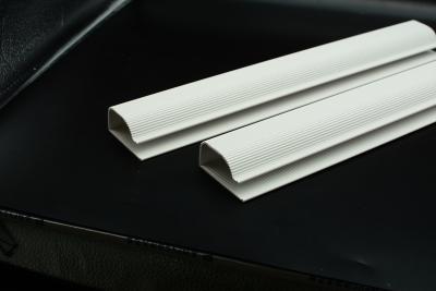 China OEM Acceptable PVC J Electrical Wire Channel Plastic Profiles Customized for sale