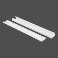 China Heavy Duty Solid Plastic Cable Trunking PVC Trunking Without Hole Customized Profiles for sale