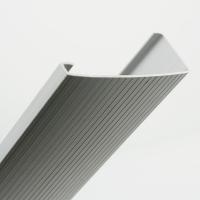 China Extrusion Customized Size PVC Profile Strip Decorative Profile Grey Pet Sealing Strips Plastic for sale