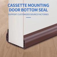 China ABS PP PC PE Co Extrusion Profile Plastic Waterproof Door Bottom Seal Strip Dust Proof Customized Profile Plastic for sale