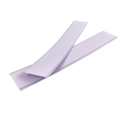 China Custom White Plastic Profile  Edge Trim PVC Strip PVC Strip Decor S Decorative PVC Wall Coverings for sale