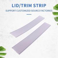 China Custom White Plastic Profile  Edge Trim PVC Strip PVC Strip Decor S Decorative PVC Wall Coverings for sale