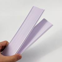 China Custom White Plastic Profile  Edge Trim PVC Strip PVC Strip Decor S Decorative PVC Wall Coverings for sale