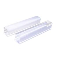 China Industrial LED Lighting Plastic Lampshade PVC Plastic Extrusion PC Cover Profile Customized for sale