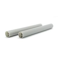 China Profiled Extrusion ABS Pipe High Temp Resistance Flexible Wire Conduit Customized Plastic for sale
