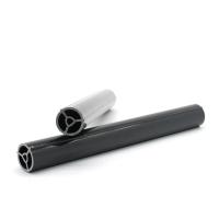 China Profiled Extrusion ABS Pipe High Temp Resistance Flexible Wire Conduit Customized Plastic for sale