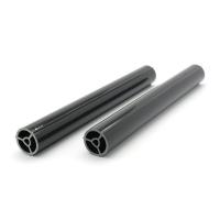 China Profiled Extrusion ABS Pipe High Temp Resistance Flexible Wire Conduit Customized Plastic for sale