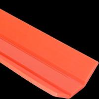 China 3D Design Extruded ABS Channel Red  ABS Plastic Extrusion Channel Wall Panel Profile ODM for sale