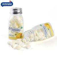 China Customized Mints Lemon Flavor Fresh Cooling Sugar Free Vitamin C Healthy Mint Candy for sale