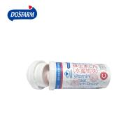 China DOSFARM OEM Vitamin C Peach Flavors Fizzy Tablets Sugar Free Candy Healthy Food Dietary Supplement for sale