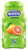 China Vitamin Iron Box Packing Honey Grapefruit Flavor Best Breath Sugar Free Mints Candy Supplier for sale