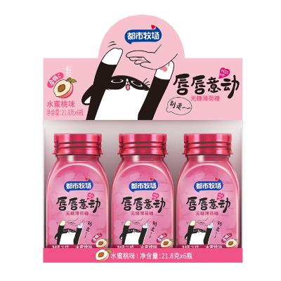 China 21.8g Colorful Bottle Customized Flavor OEM Service Sugar Free Vitamin C Healthy Mint Candy After Dinner Mints for sale