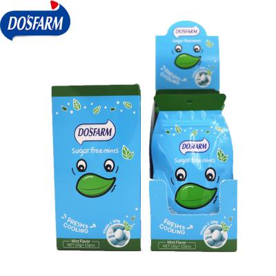 China ISO22000 Sugar Free Mint Candy With Low Fat Content 1 Year Shelf Life for sale