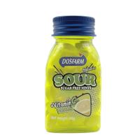 China Sour Mints Mouth Freshening Dosfarm Sugar Free Mints Assorted Flavors Room Temperature Storage for sale