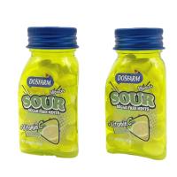 China Sour Mints Mouth Freshening Dosfarm Sugar Free Mints Assorted Flavors Room Temperature Storage for sale