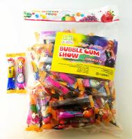 China Bubble Chewing Gum Show With Multi Fruit Flavor Packed In Bag Tasty And Healthy for sale