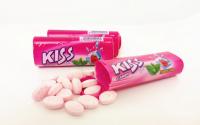 China Kiss Candy Strawberry With Mint Flavor Compressed Mint Candy Fresh Your Mouth for sale