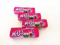 China Kiss Candy Strawberry With Mint Flavor Compressed Mint Candy Fresh Your Mouth for sale