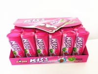 China Kiss Candy Strawberry With Mint Flavor Compressed Mint Candy Fresh Your Mouth for sale