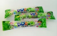 China Green Bubblegum Chewing Gum , Dora Multi Fruit Flavor Bar In Bags for sale