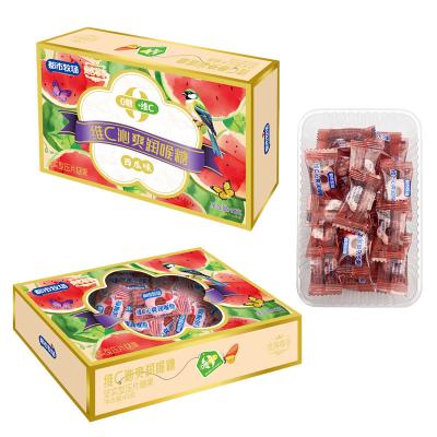 China Watermelon Sugar Free Mints Healthy Candy Plum Blossom Shaped Candy for sale