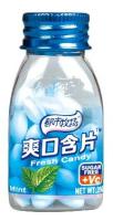 China Strong Mint Flavor Sorbitol Energy Sugar Free Mint Candy / Rich in Vitamin C for sale