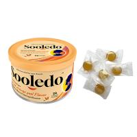 China Iron Tin Box Throat Lozenges Dried Orange Peel Flavor With Candy Shape for sale
