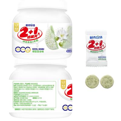 China Green Bean Lily Deliciously Creamy Milk Crisps With Whole Milk Powder for sale