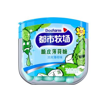 China Low Sugar Content Sugar Free Crispy Mint Candy with Low Fat Fiber Protein Content Low Calories Carbohydrate for sale